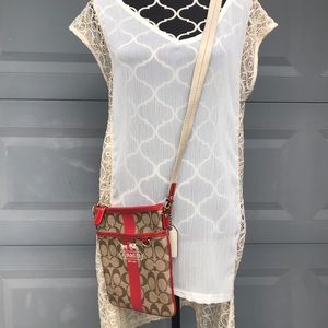 Coach | Bags | Classic Coach Red Crossbody Bag | Poshmark